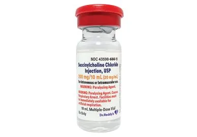 Succinylcholine Chloride Inj 200mg/10mL (20mg/mL) Dr Reddys - Wall Medical