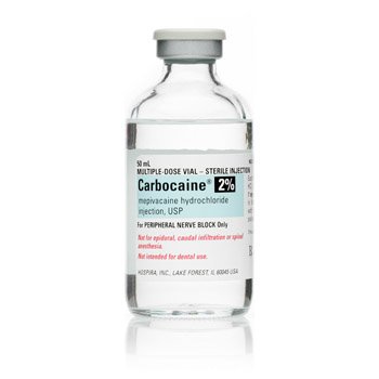 Carbocaine 2% 50ml Vial Pfizer - Wall Medical