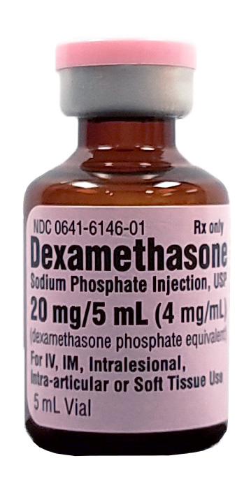 Dexamethasone 4mg/ml 25x5ml box. Hikma - Wall Medical